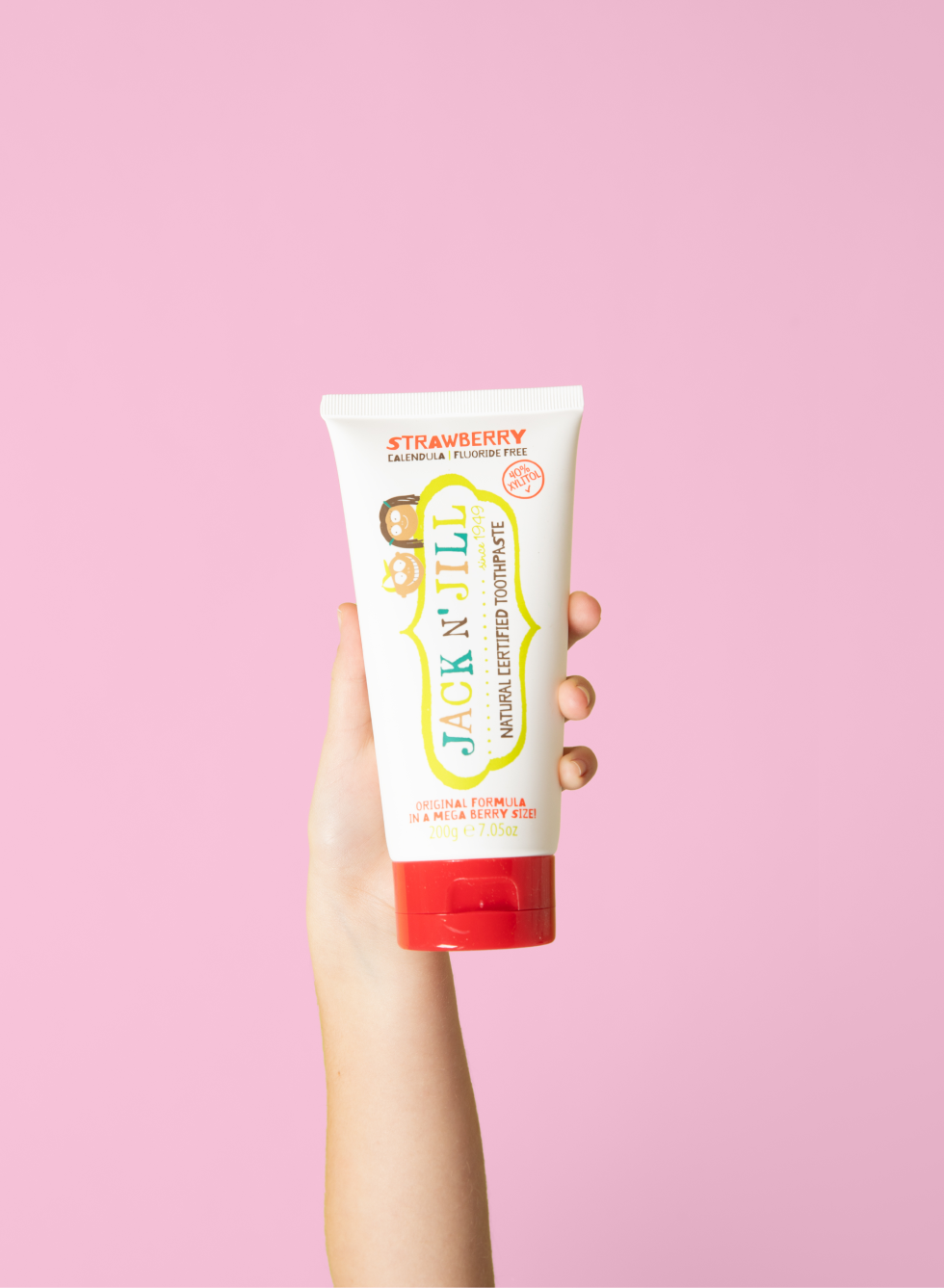 Mega Berry Natural Certified Toothpaste Strawberry 200g – Jack N' Jill USA