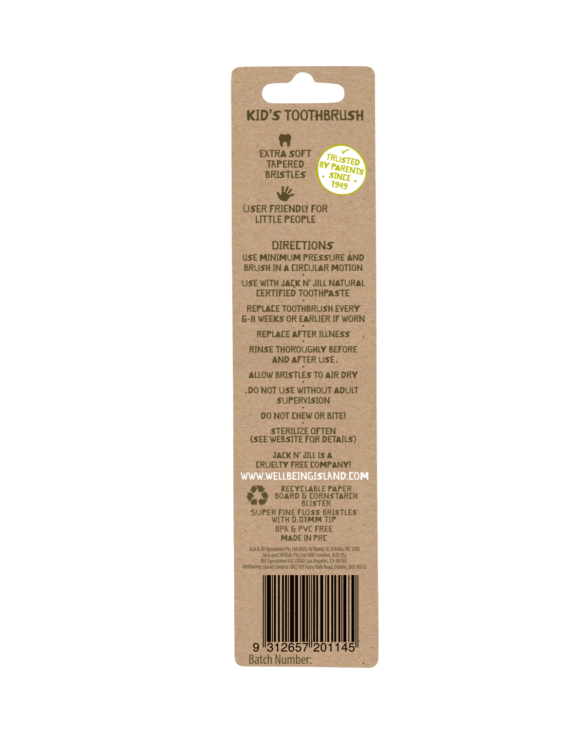 Kids Toothbrush - Ellie – Jack N' Jill USA
